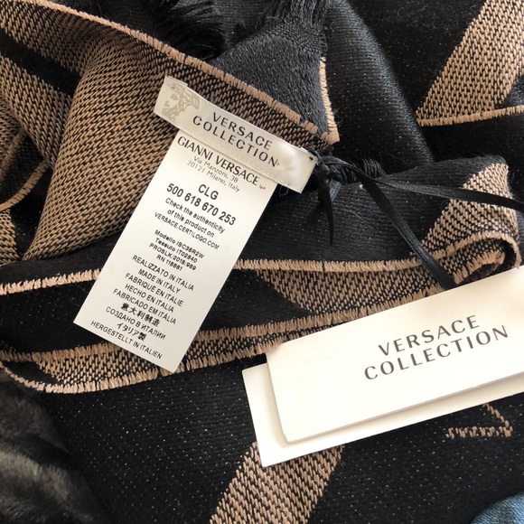 Versace | Accessories | Versace Collection Scarf | Poshmark